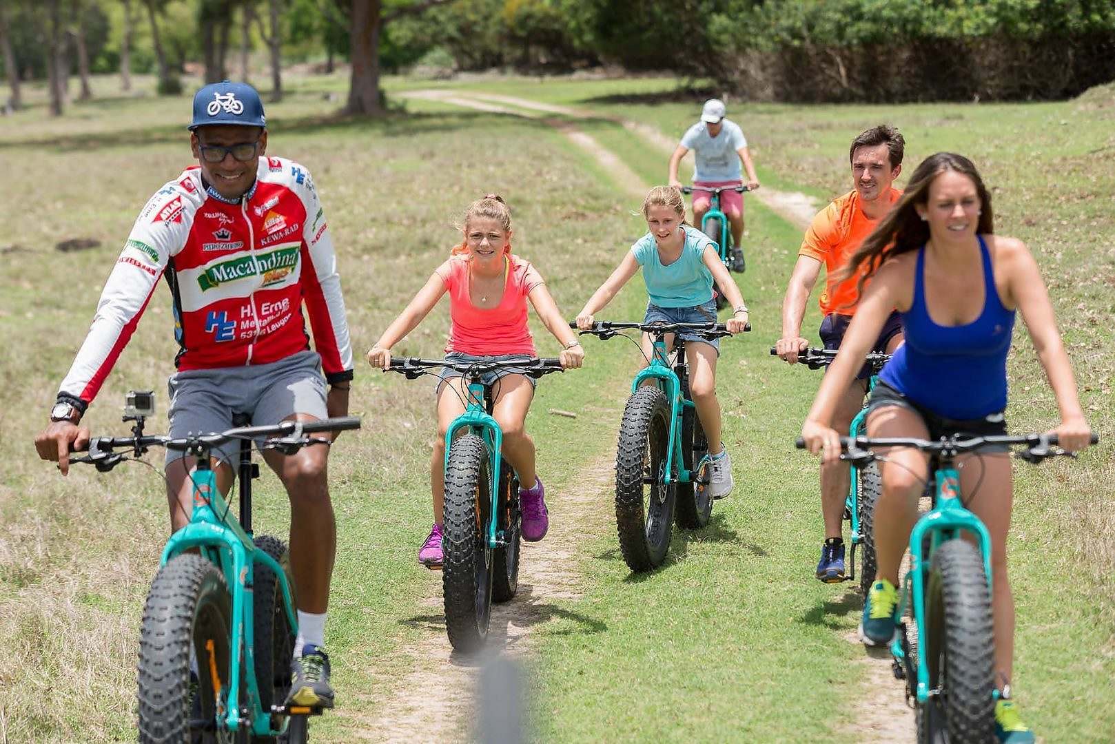 Family bike-ride at Wolmar Mauritius | Family Activities Mauritius